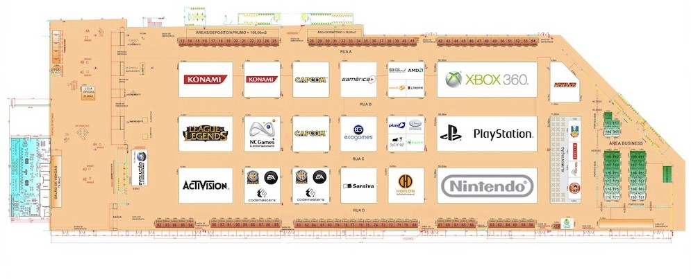 Mapa BGS 2012 – Lock Gamer Hardware