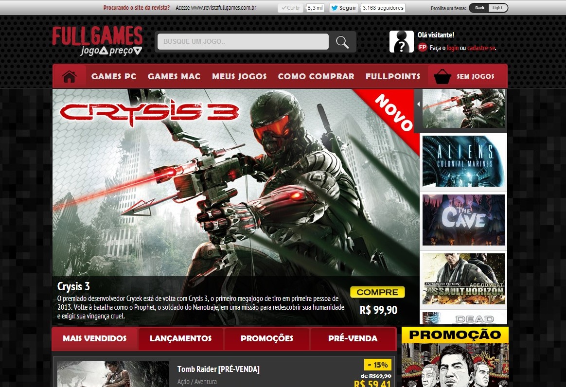 FullGames também vai vender jogos no formato digital – Lock Gamer Hardware