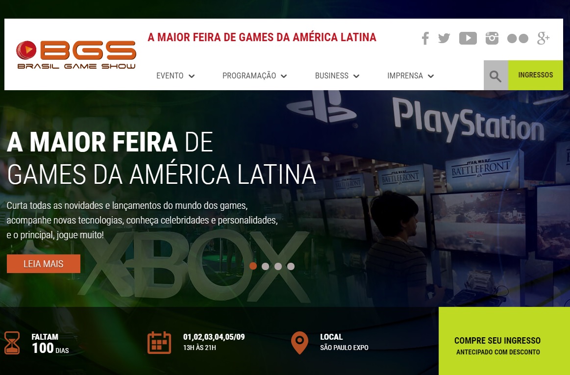 BGS 2016 – Novo site traz empresas confirmadas – Lock Gamer Hardware